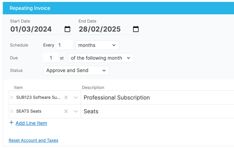 How To Create Repeating Invoices With Invoice Stack Invoice Stack